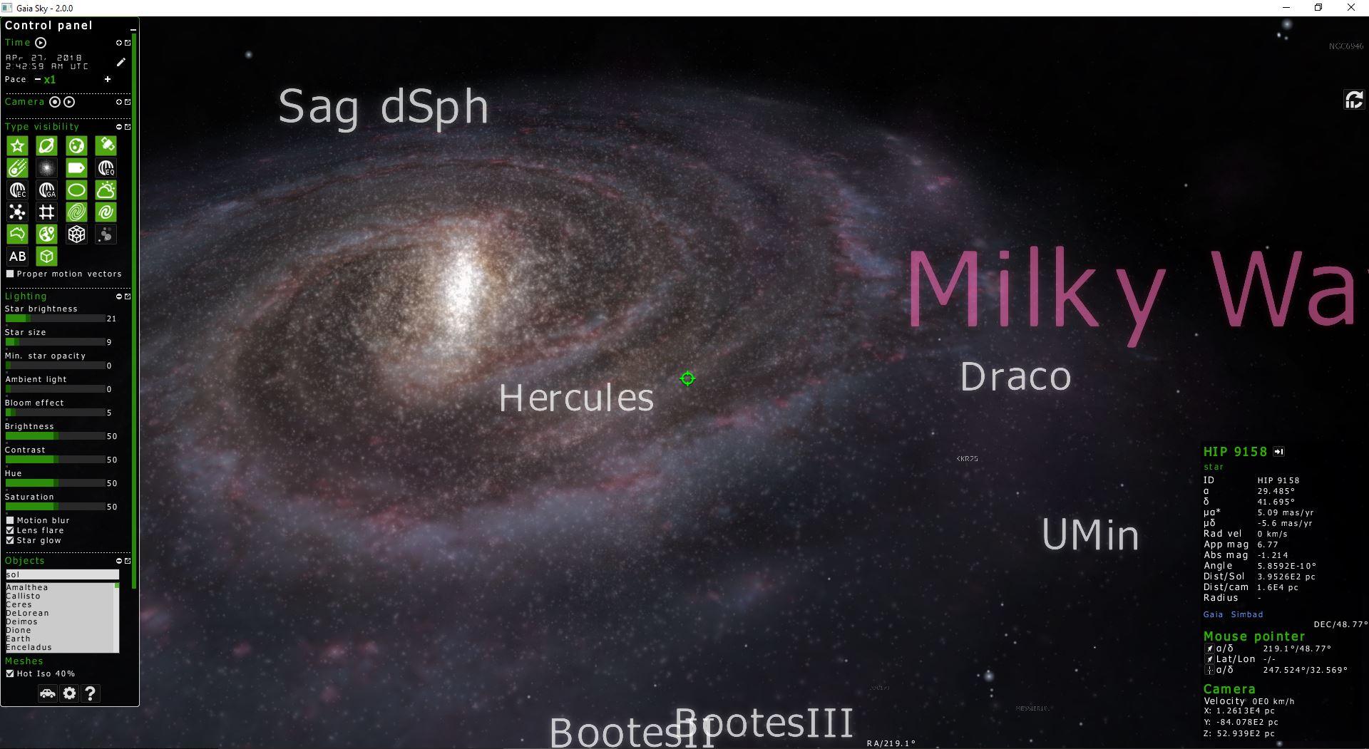 宇宙星图 - Gaia Sky 2 初试玩 - 知乎