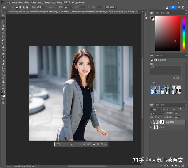 PS AI怎么快速拓图和改变背景？方法介绍 - 知乎