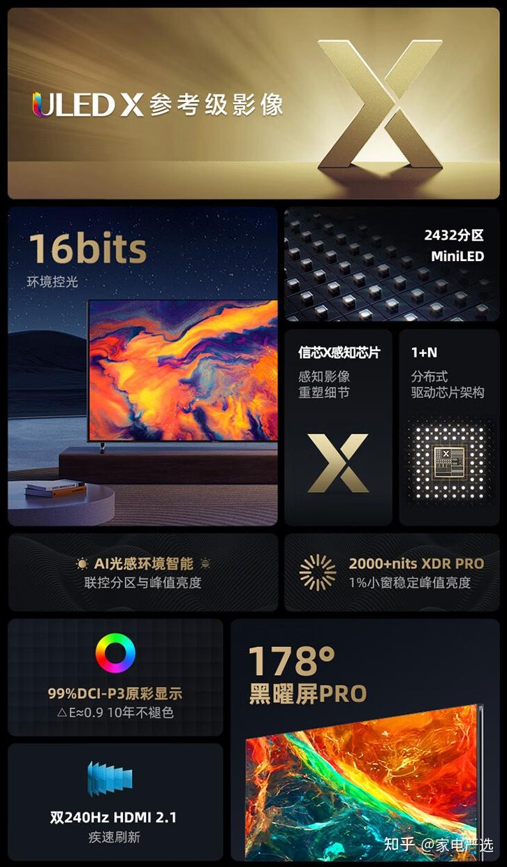 2023年618值得入手的电视有哪些？海信85寸+大屏电视选购攻略