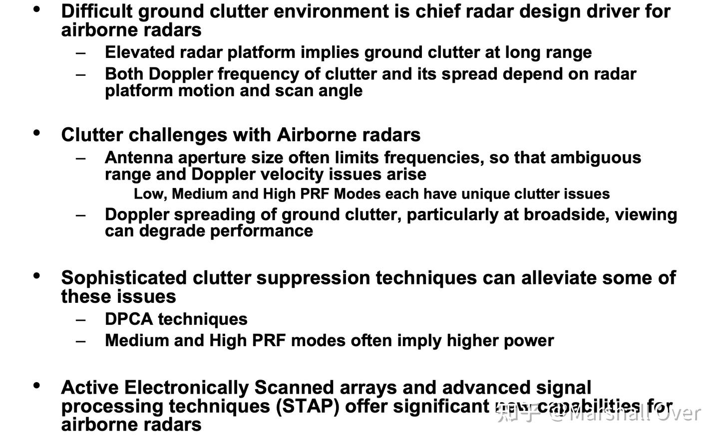 (十六)MIT公开课雷达系统工程之机载PD雷达 - 知乎
