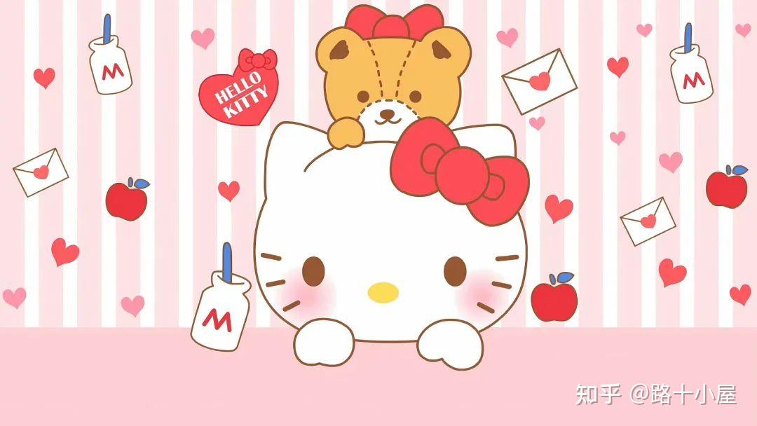 超可爱的helloKitty电脑壁纸 - 知乎