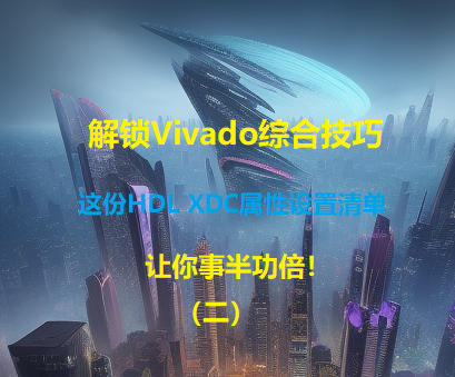 解锁Vivado综合技巧，这份HDL XDC属性设置清单让你事半功倍！（二） - 知乎