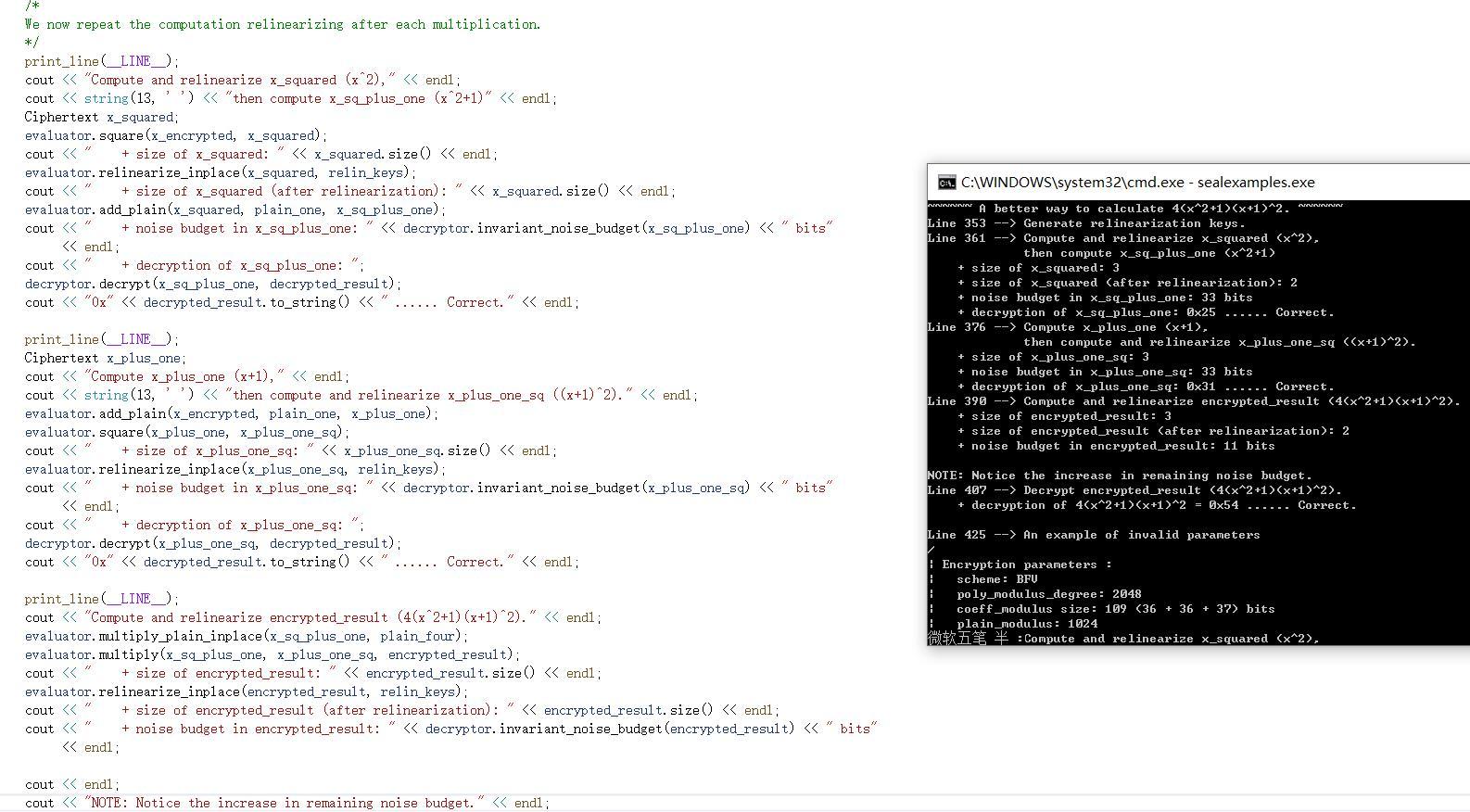 Microsoft-SEAL库 示例运行及分析（1） - 知乎