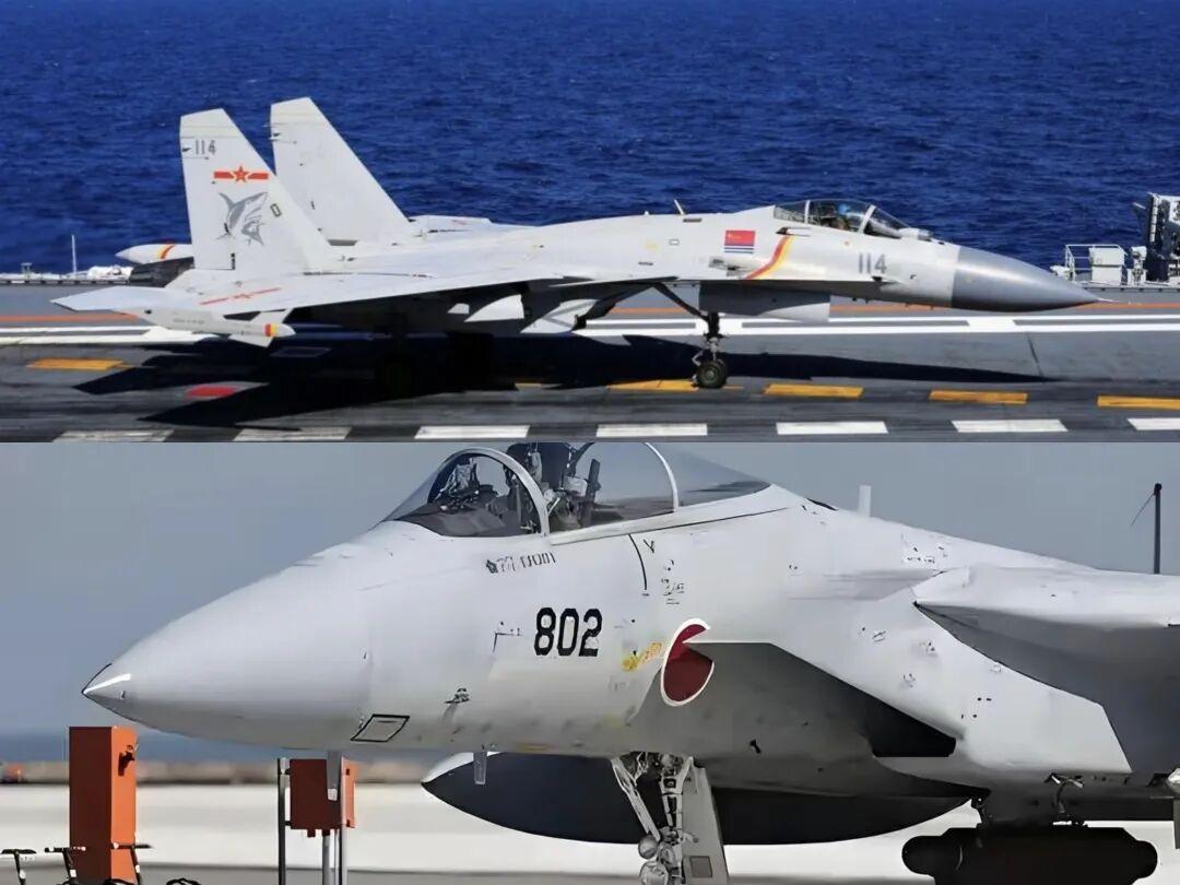歼15开火控雷达照射F15J! - 知乎