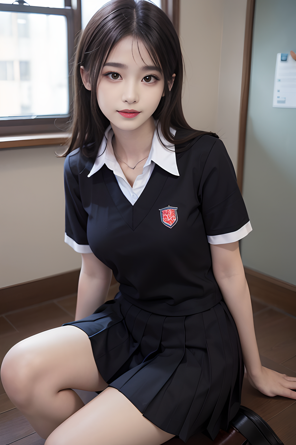 AI绘画|千秋无绝色，悦目是佳人，jk风！ - 知乎