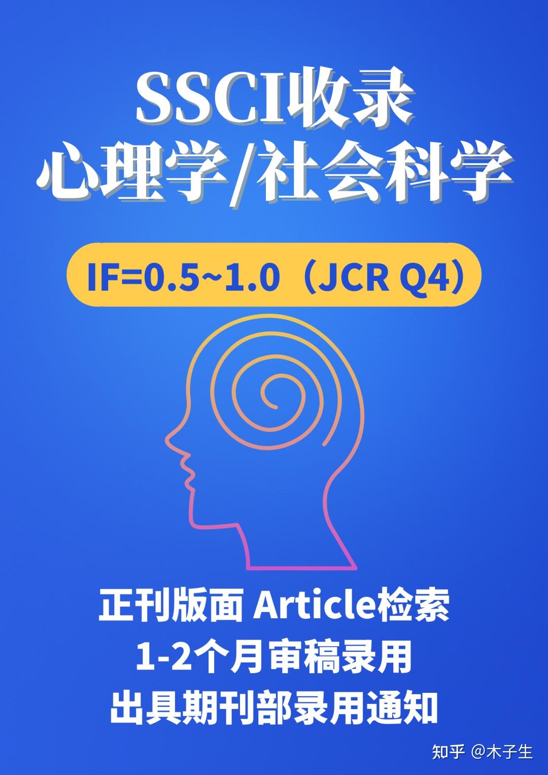 【SSCI稀缺版面】影响因子0.5+，社会科学领域，最快1个月录用 - 知乎