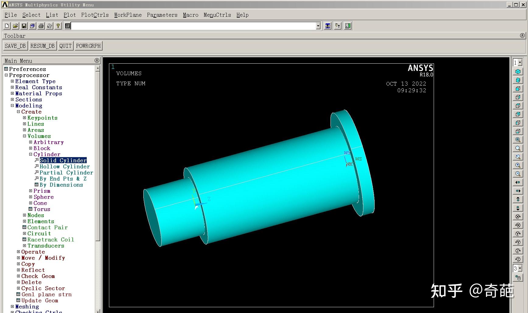 ANSYS建模萌新 建模过程 一 - 知乎