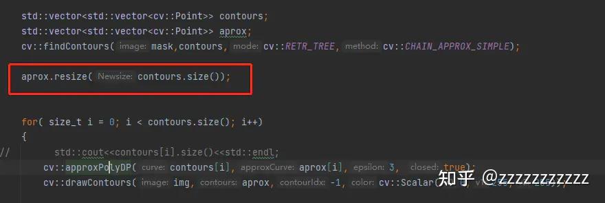 opencv（c++）中使用approxPolyDP（）出现退出代码-1073741819 (0xC0000005) - 知乎
