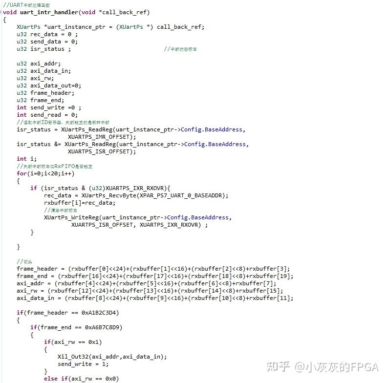 低速接口项目之串口uart开发六——zynq系列ps Pl端uart实现共享axilite内部寄存器的读写 知乎 
