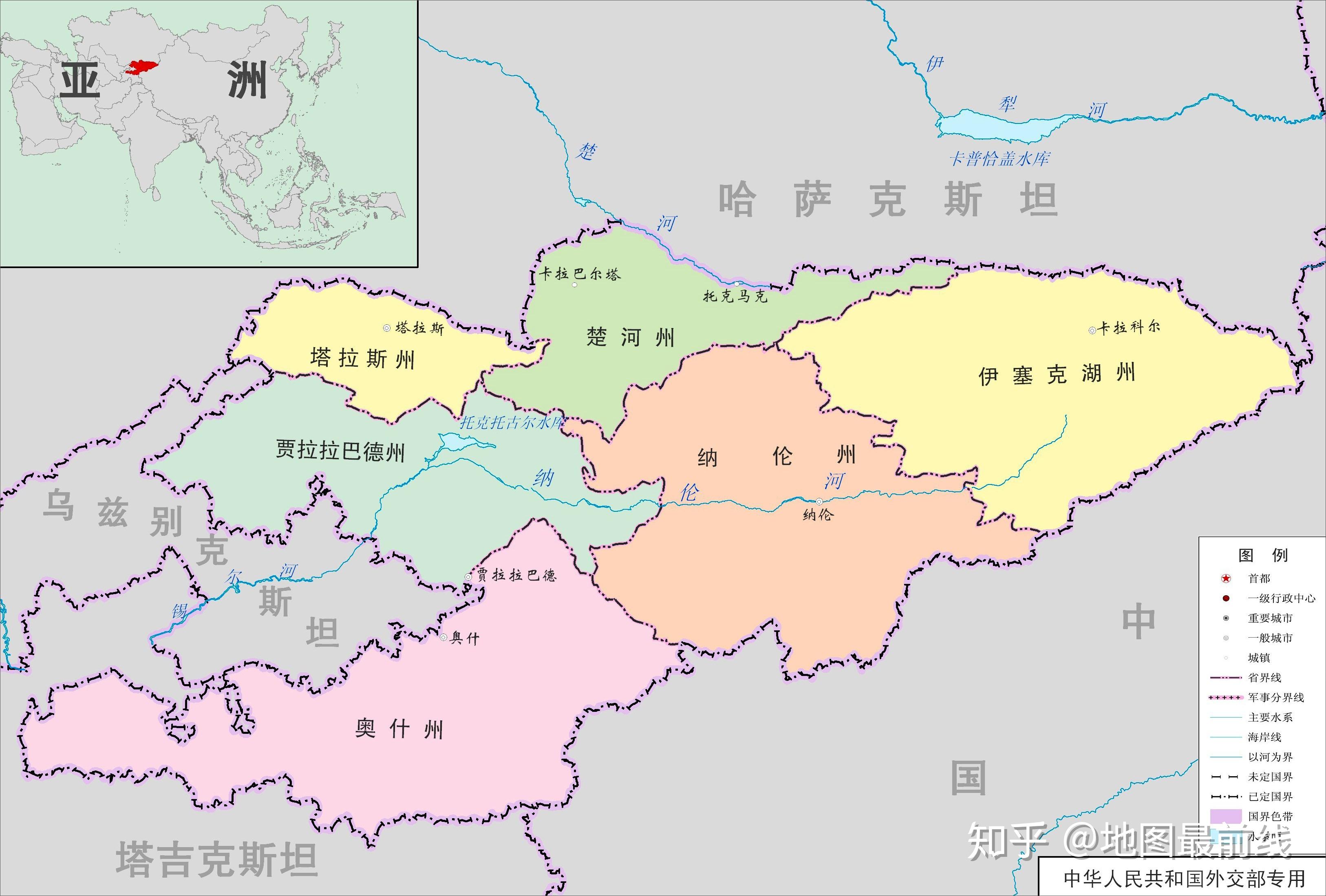 外交部专用各国一级行政区地图 - 知乎