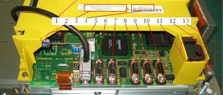 FANUC 0iD系统实物图及各接口含义 - 知乎