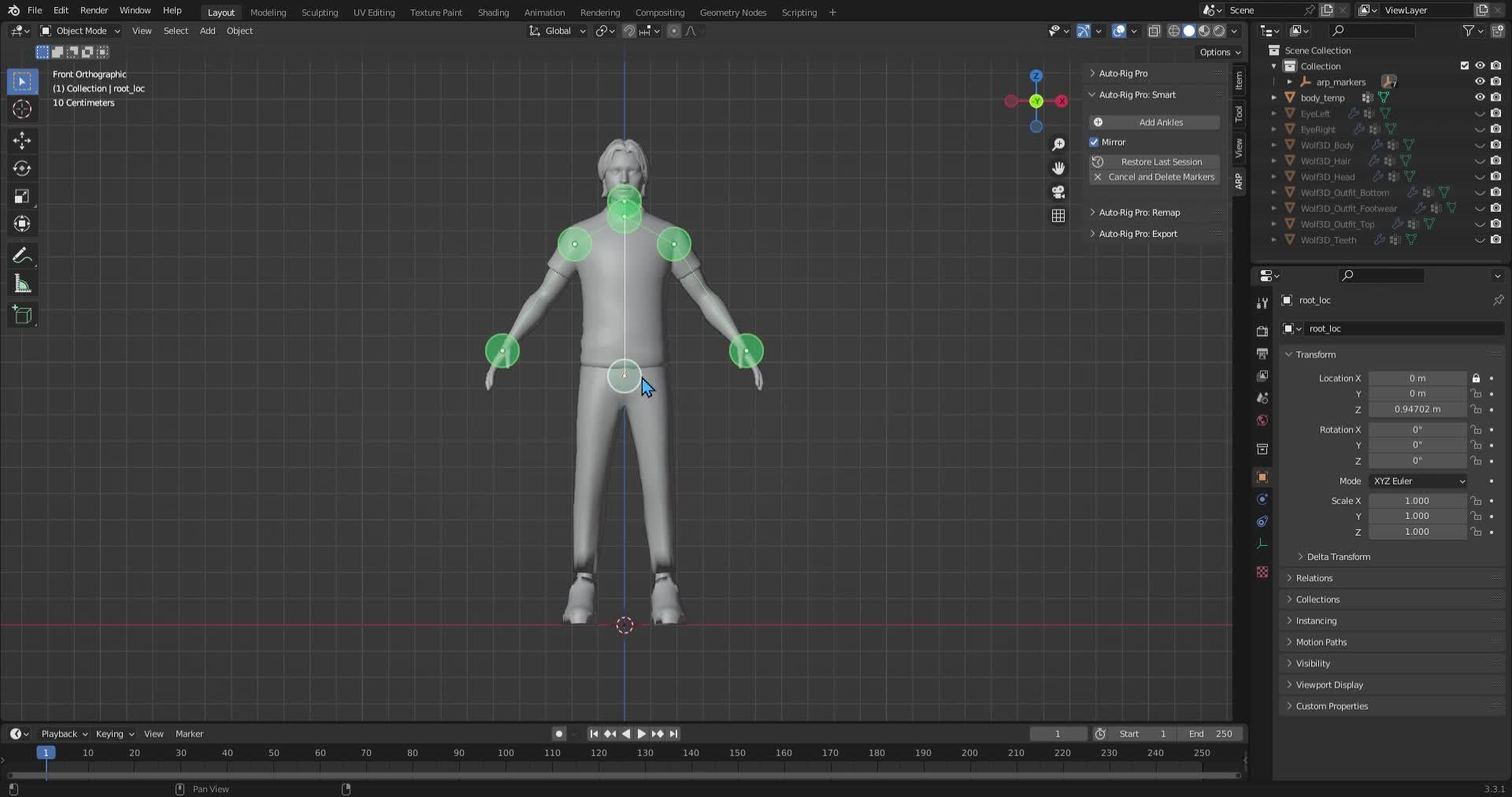 如何使用blender的auto rig pro插件为人物模型绑定虚幻5（UE5）角色骨骼 - 知乎