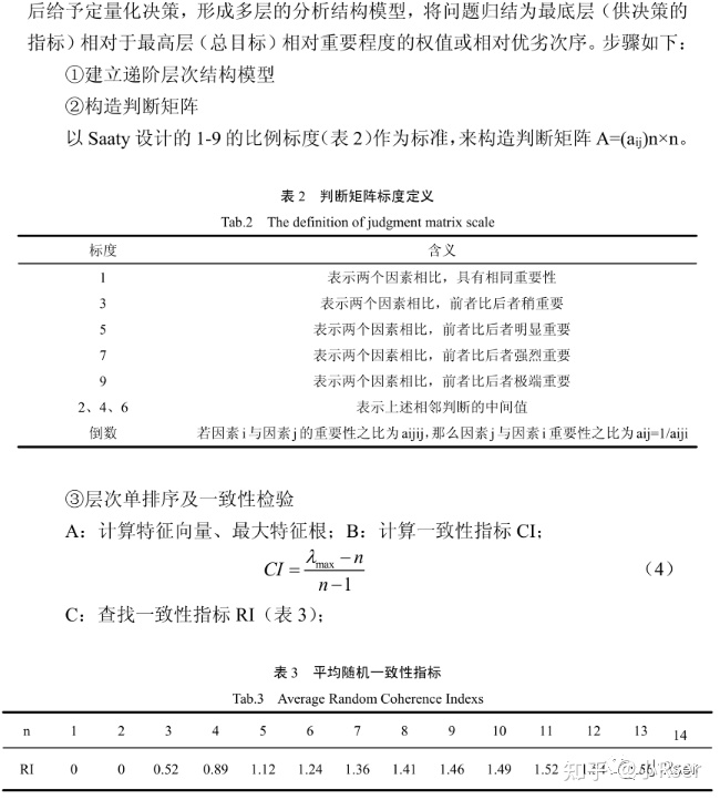 Python实现ahp层次分析法 知乎