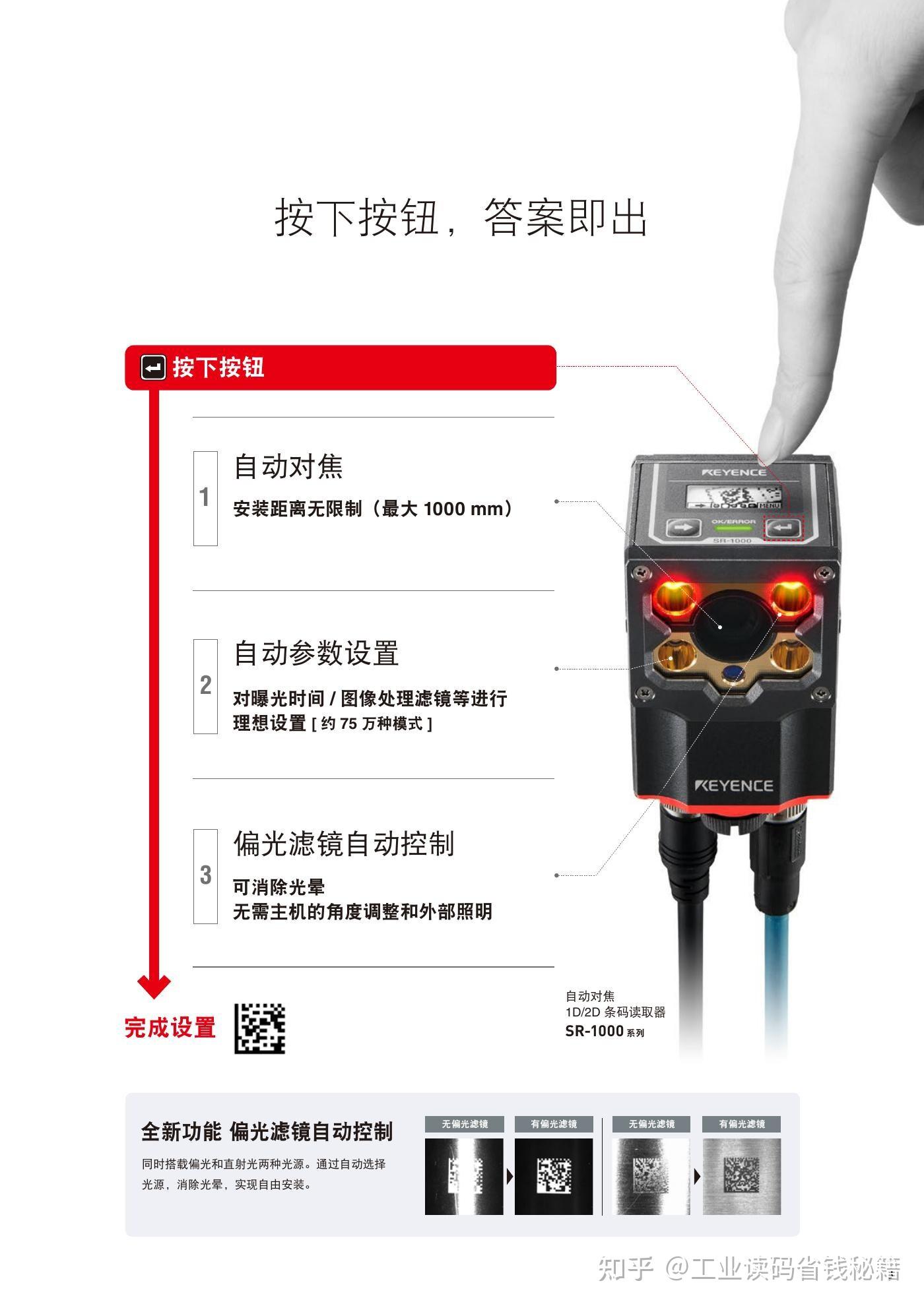基恩士SR1000读码器：自动化读码器鼻祖，无冕之王 - 知乎