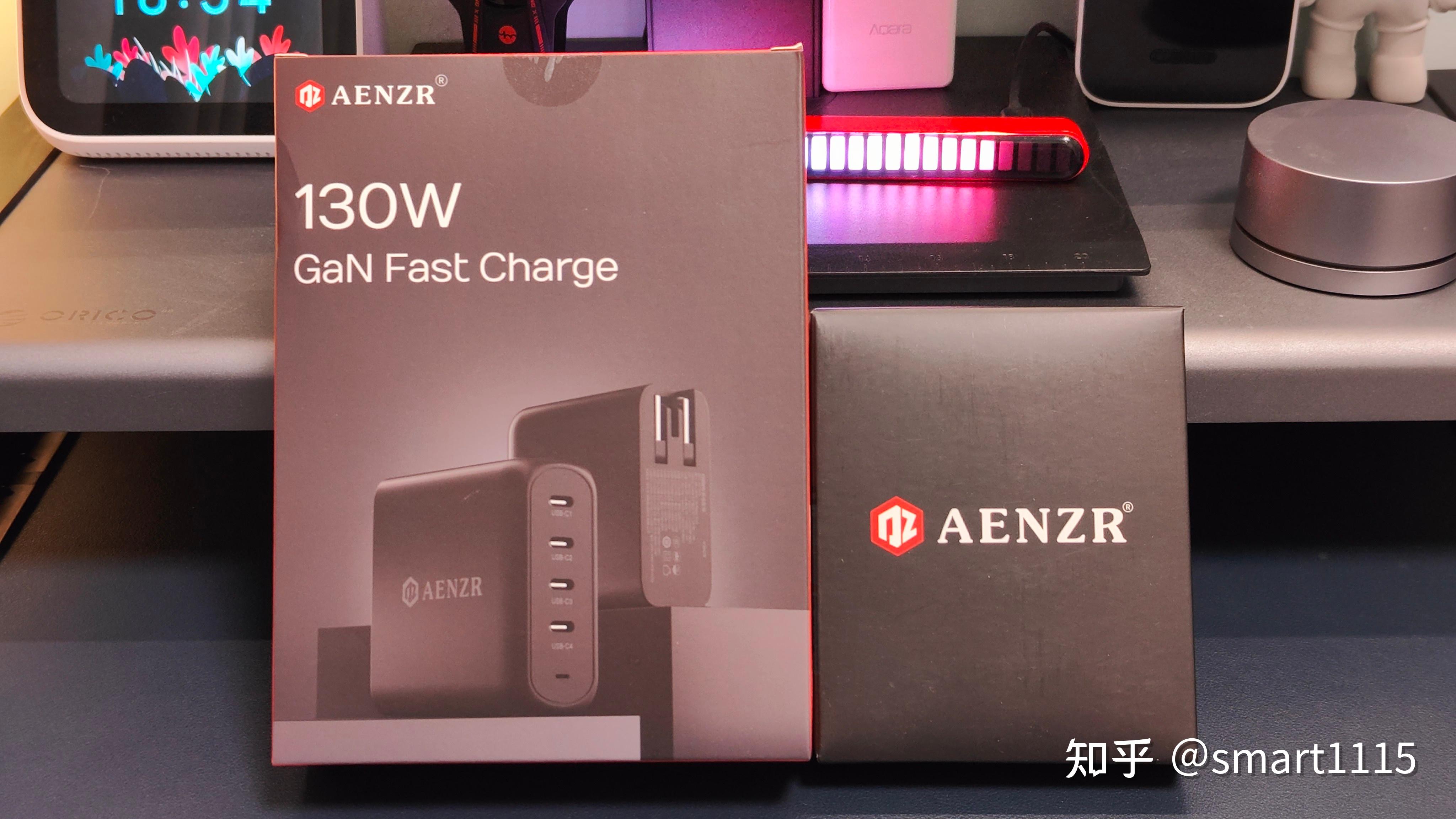 AENZR 130W氮化镓充电器，四口输出快速充电！ - 知乎