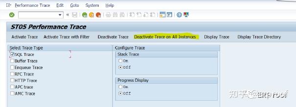 SAP ST05追踪找表 - 知乎