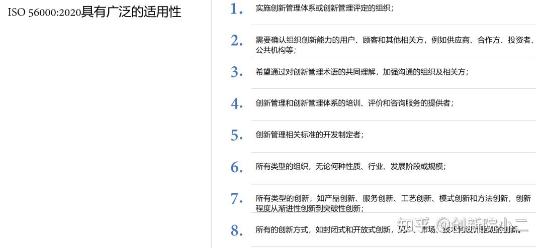 “创新”的共识-ISO 56000:2020简介 - 知乎