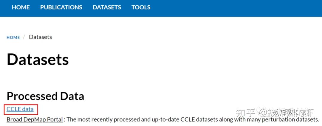 生信常用数据库 | 细胞系数据库CCLE - 知乎