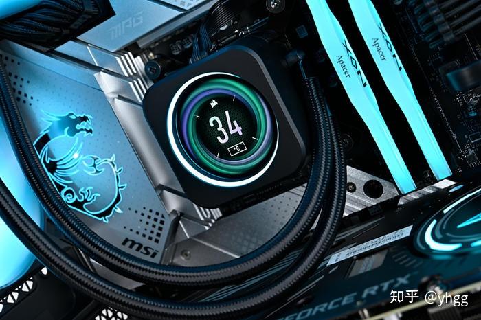 一抹淡蓝——美商海盗船5000X+微星Z690刀锋钛+索泰3070PGF装机 - 知乎