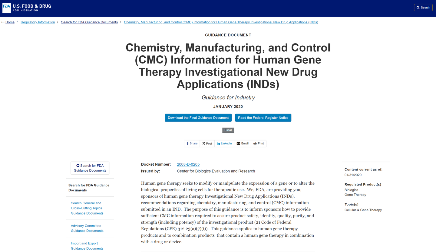 FDA指南解读！CAR-T 细胞产品开发在CMC阶段的五大注意事项 - 知乎