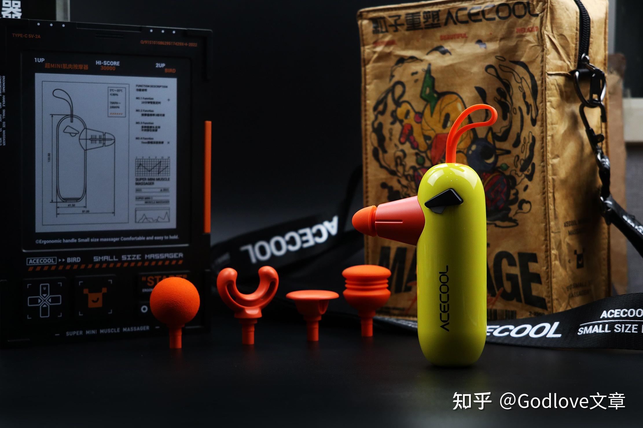 迷你身材 潮酷颜值 便携好用——ACECOOL粒子重塑小鸟斗士筋膜枪体验 - 知乎