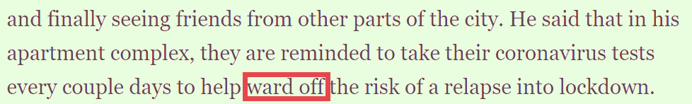 【外刊】地道表达：fend off sth/sb 避开某人、某事 - 知乎