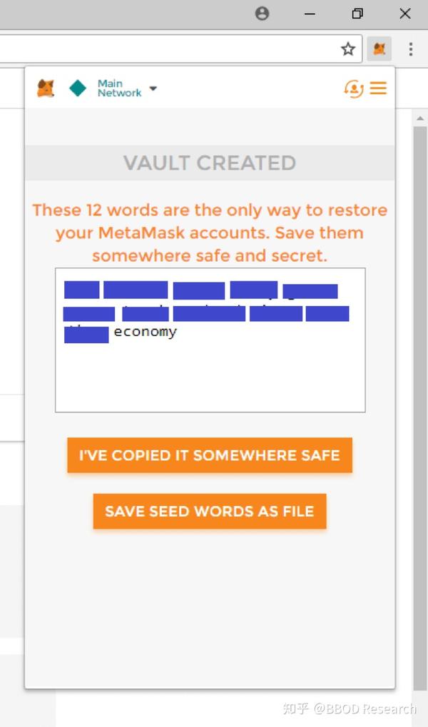 如何使用MetaMask创建以太坊钱包 - 知乎