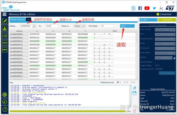 STM32调试诊断工具 | ST-LINK Utility查看内核运行状态 - 知乎