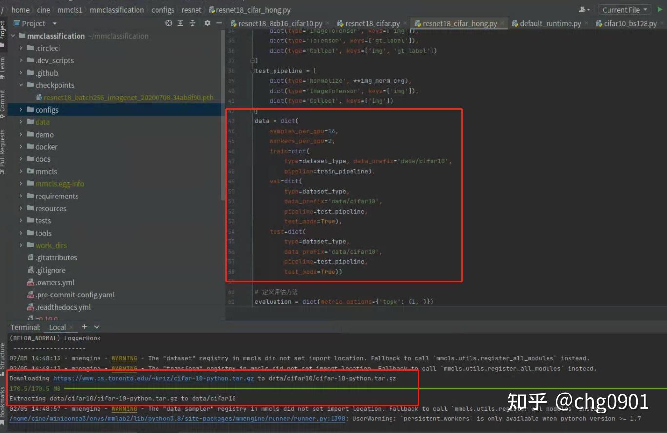 MMClassification with Cifar10 & mmcls1.x【OpenMMLab 实战营 Enhanced Assignment1】 - 知乎