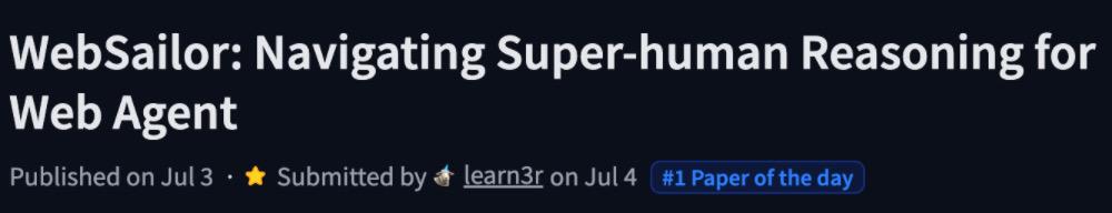 阿里开源智能体WebSailor，又刷新了多项纪录 - 知乎