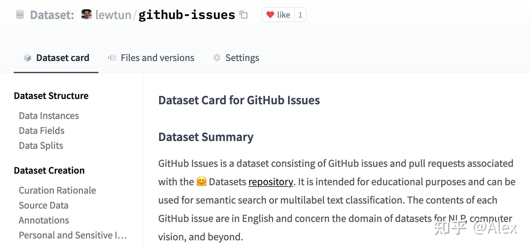 NLP从0到1之HuggingFace实战：第一讲 dataset - 知乎