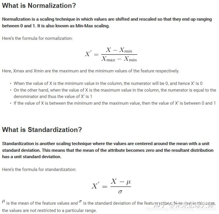 【深度学习概念区分】Normalization vs. Standardization vs. Batch Normalization - 知乎