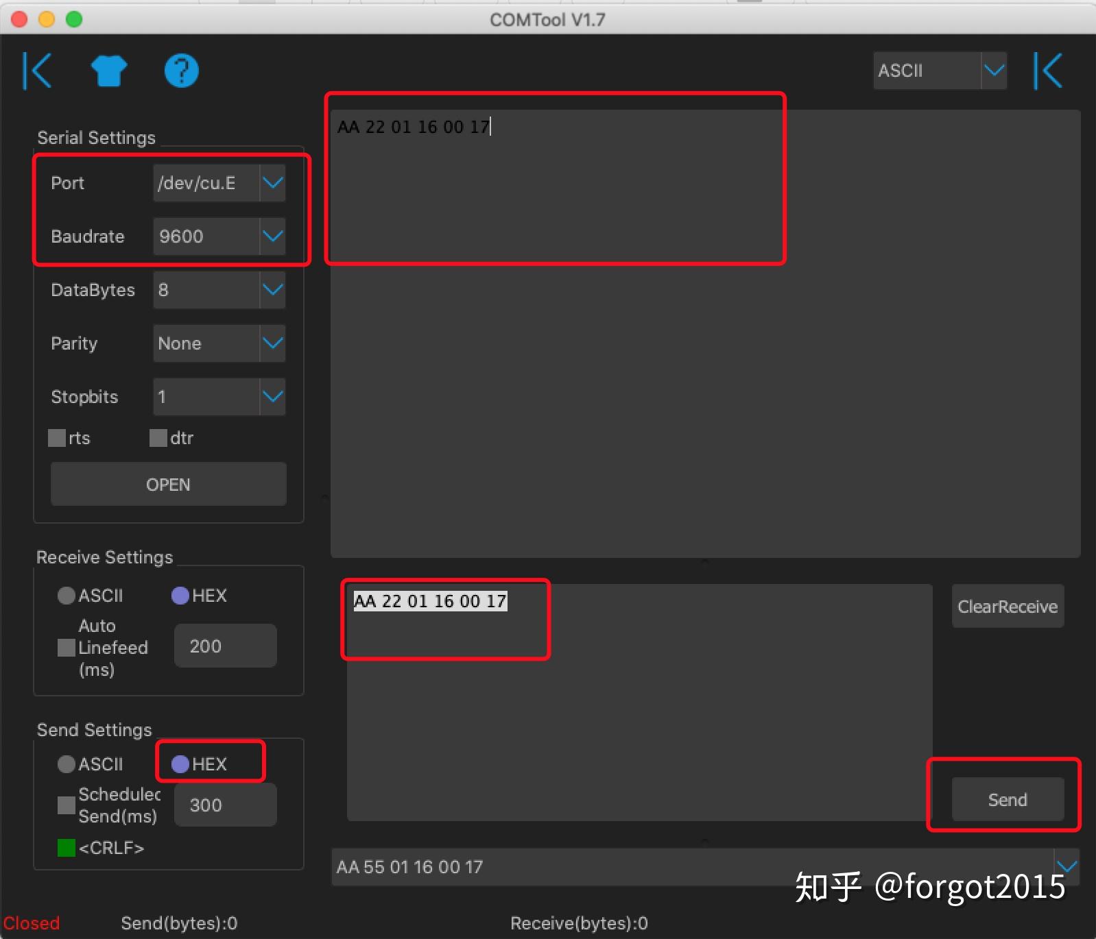 macOS 串口调试工具 comtool 使用介绍 - 知乎
