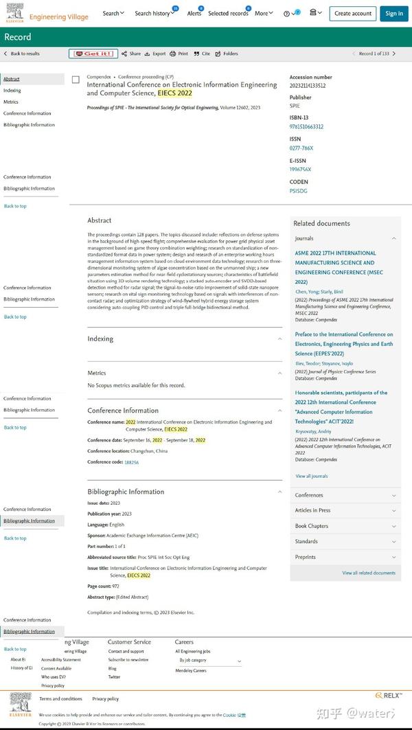 【IEEE独立出版 | 往届均完成检索】 2023年第三届电子信息工程与计算机科学国际会议（EIECS 2023）火热征稿中 - 知乎