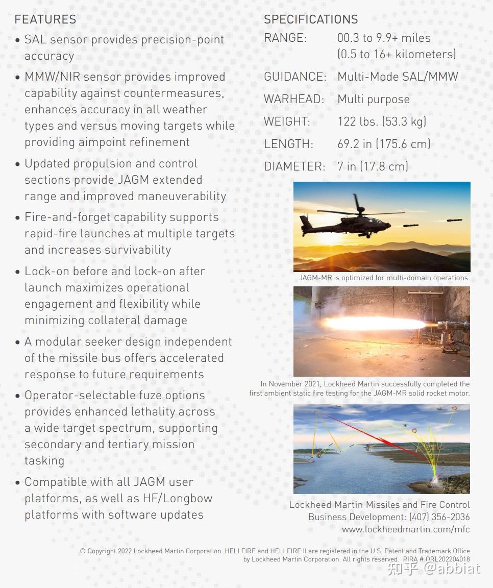 美军导弹大全（二十一）AGM-179 "Joint Air-to-Ground Missile" 联合空对地导弹 - 知乎