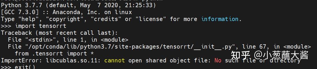 TensorRT安装时libxx.so.xx：cannot open shared file解决(保真、保有效) - 知乎