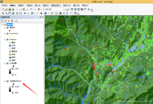 Arcgis水文分析实战教程水库库容计算 知乎