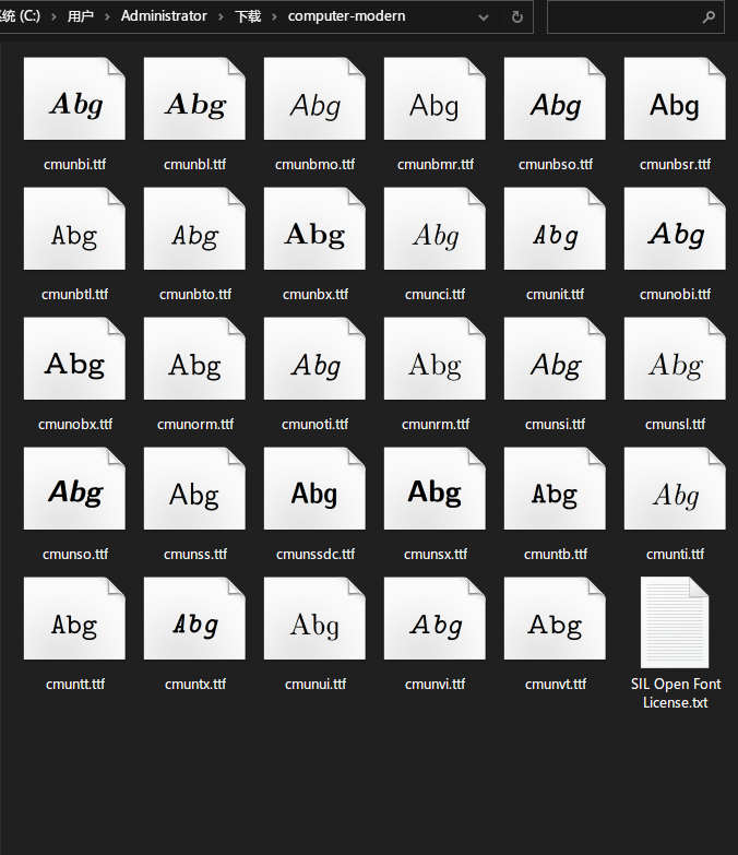 有人有Computer Modern字体的字体文件吗？ - 知乎