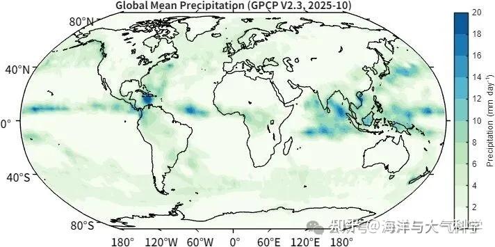 【matlab】Global Precipitation distribution| 全球降雨分布 - 知乎