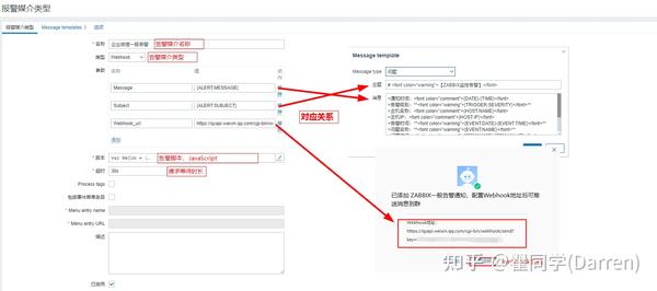 Zabbix 配置 Webhook 告警推送 详细笔记 - 知乎