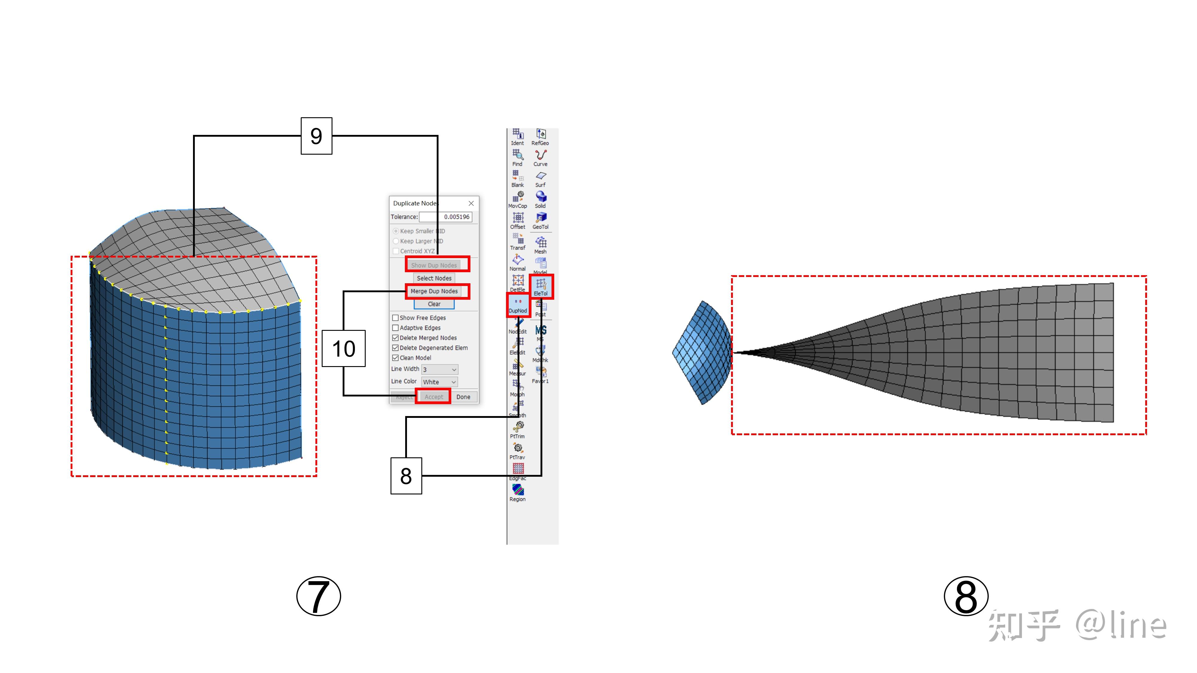 LS-DYNA网格划分（三）：LS-PrePost,N-Line Mesher案例，旋翼结构 - 知乎