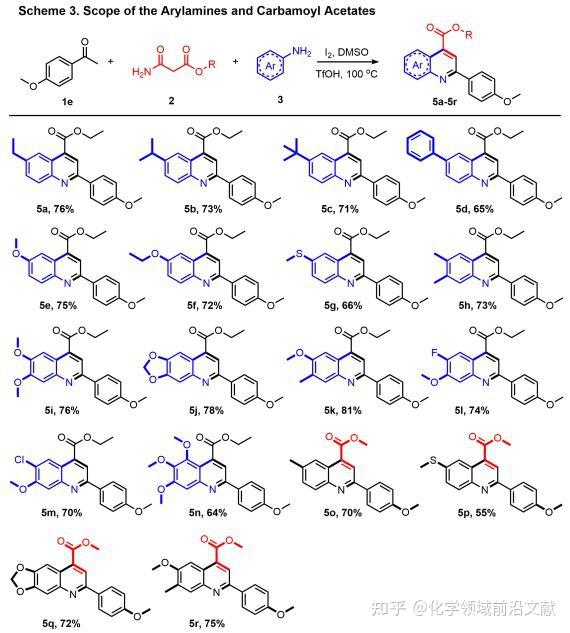 华中师大吴安心Org. Lett.：1,3-二羰基化合物C−C键直接断裂作为一碳合成子合成2-芳基-4-酯基喹啉 - 知乎