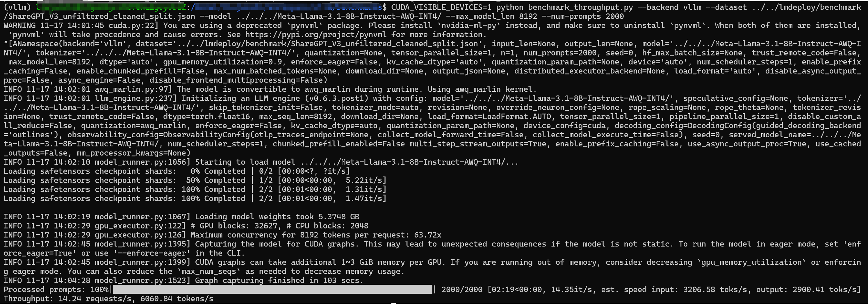 LMdeploy 执行效率高于VLLM探究 - ExplorerMan - 博客园