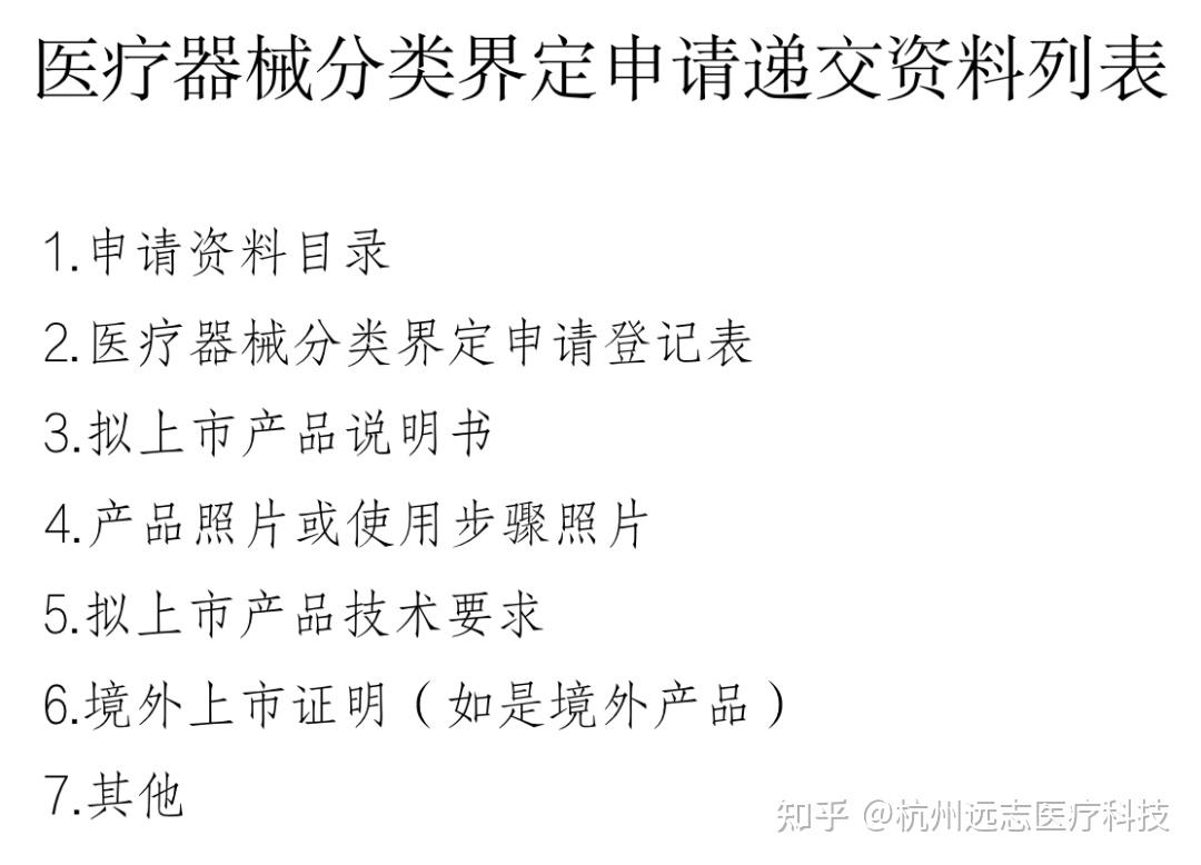 【法规】医疗器械分类界定如何申请?含申报操作流程! 知乎