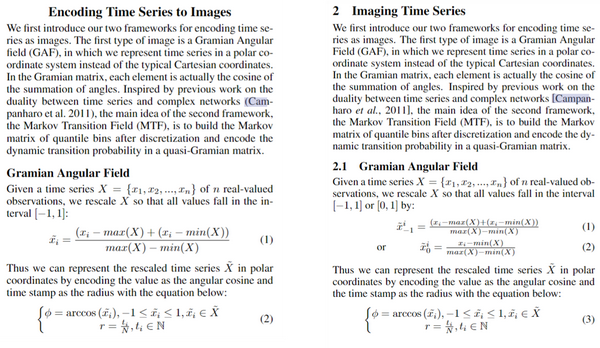 两篇时间序列转成图像的论文 - 知乎