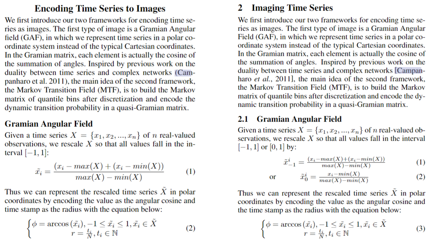两篇时间序列转成图像的论文 - 知乎
