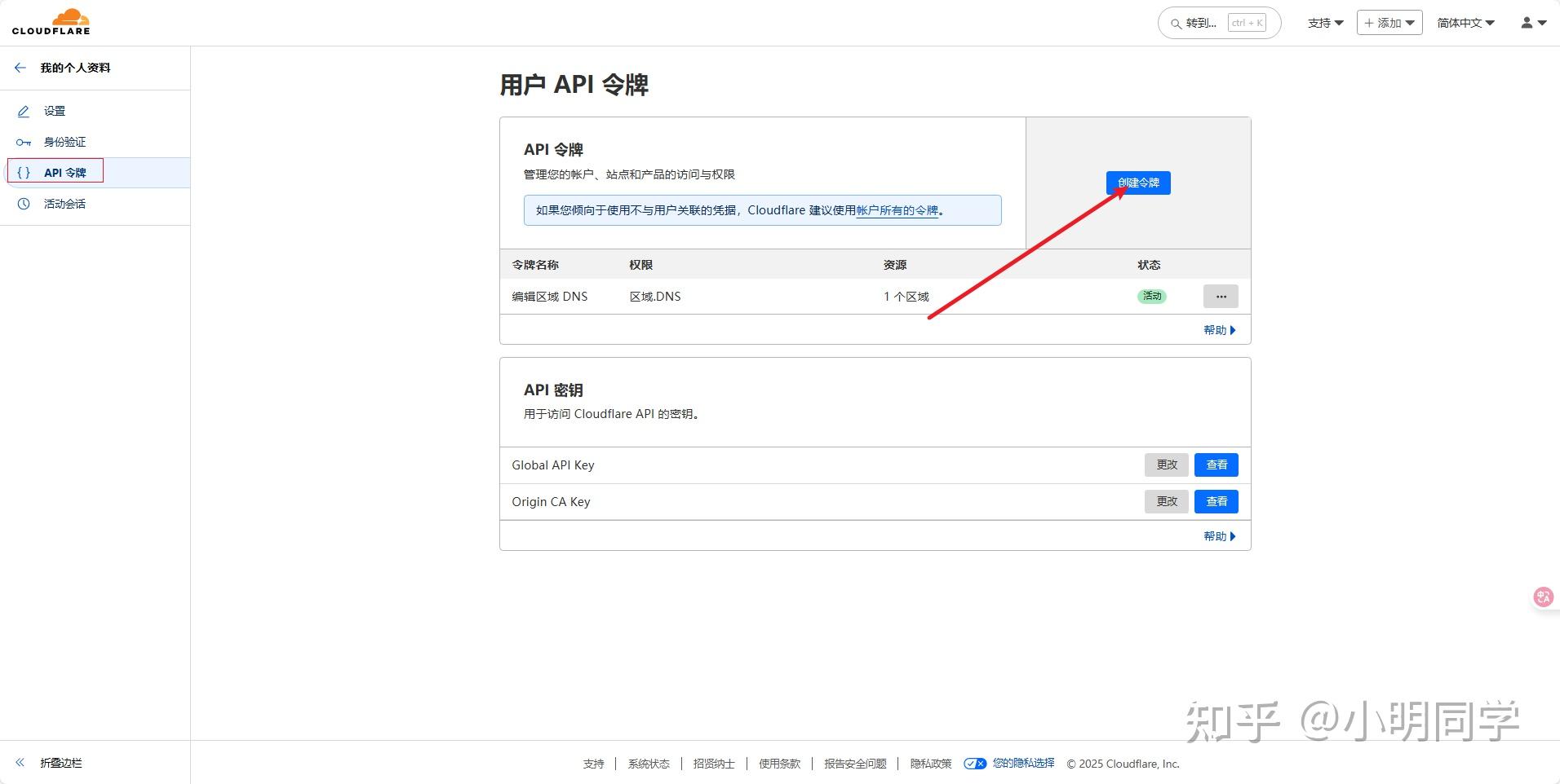 轻松获取 Cloudflare API Token ，玩转你的网站！ - 知乎