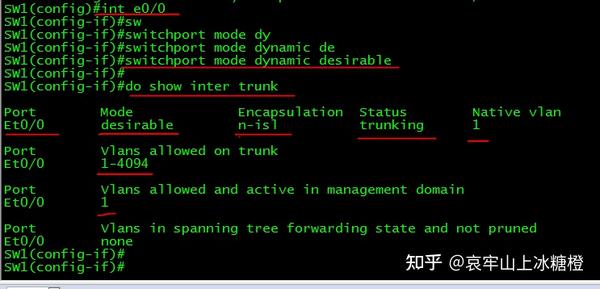 思科CISCO DTP-动态Trunk协议——实验 - 知乎