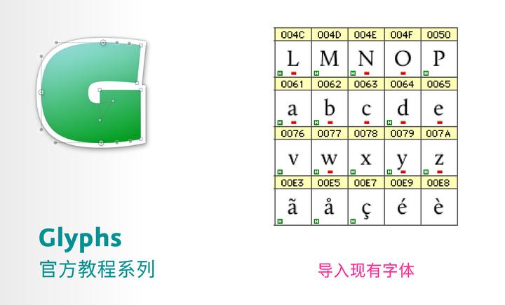 Glyphs 官方教程 | 导入现有字体 - 知乎