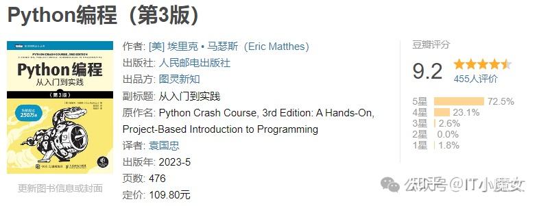 2025学Python，这些书将是你最好的伙伴！（附PDF） - 知乎